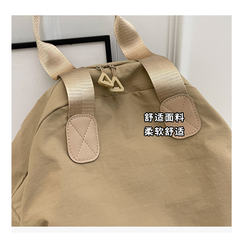 Canvas Backpack Female 2025 New Style Large Capacity Casual Portable ...