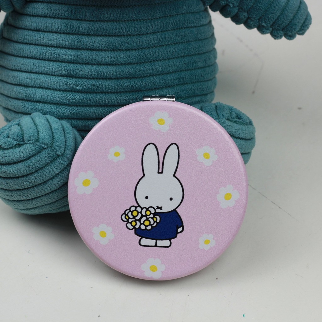 MIFFY Pocket Mirror Round Pink Flower | Shopee Philippines