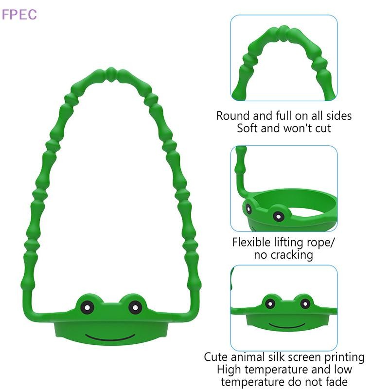 FPEC Silicone Portable Bottle Carrying Strap Universal Drink Bottle ...