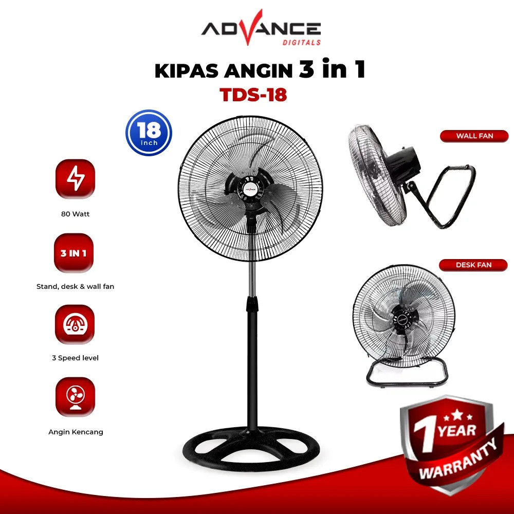 18 INCH 3 IN 1 IRON ADVANCE FAN | Advance Iron Fan 18 Inch 3 In 1 ...