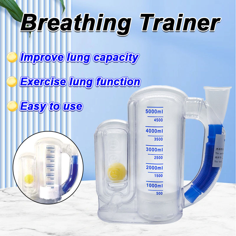 Incentive Spirometer 5000ml Deep Breathing Exerciser Lung Trainner Lung ...