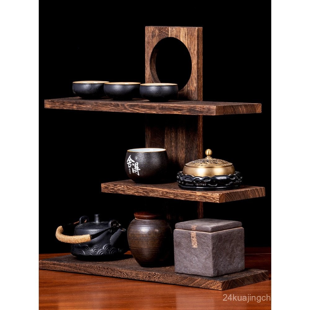 Desktop Display Rack for Tea Cups, Small Tea Table Storage Organizer ...