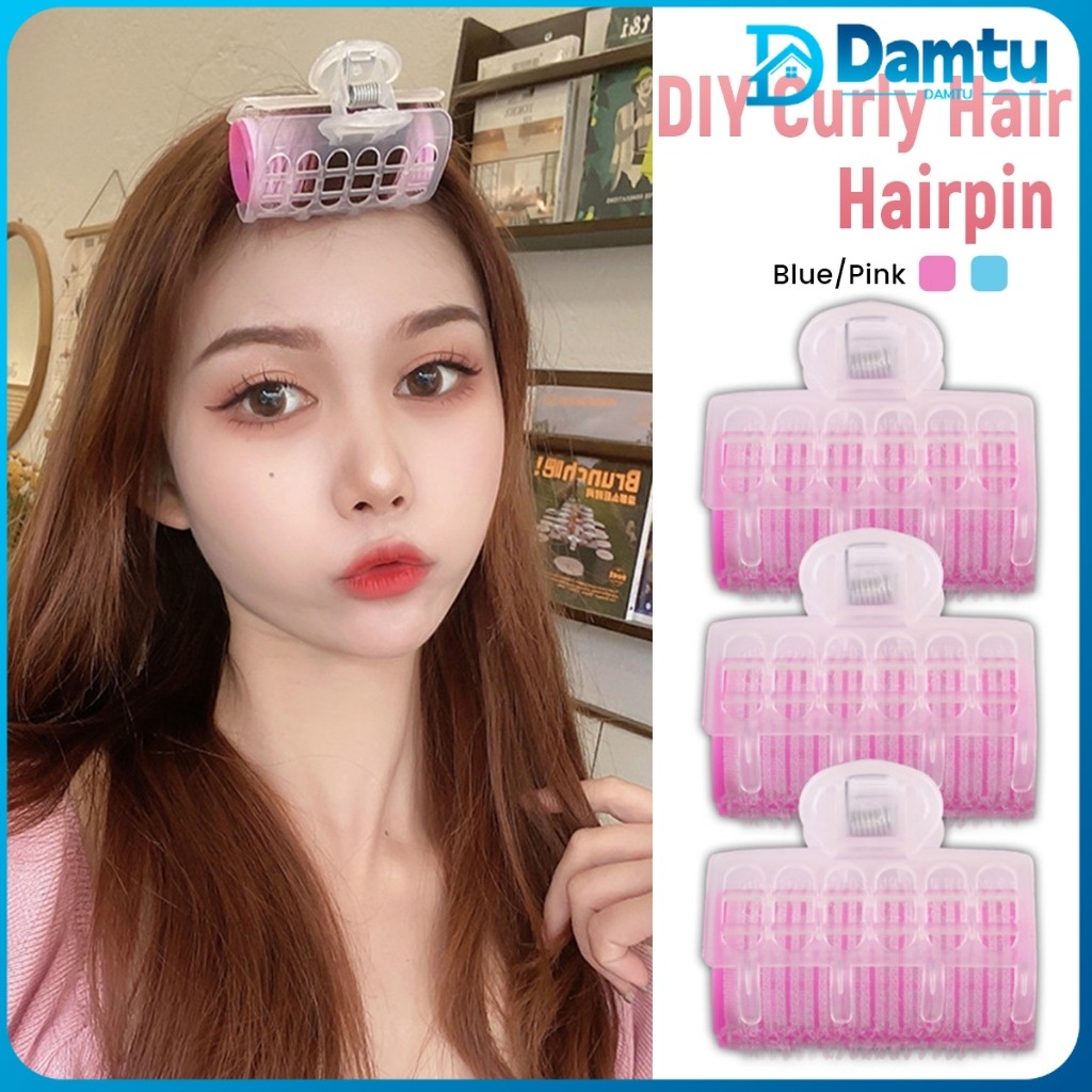 Damtu 3Pcs Air Bangs Roller Plastic Curler Inner Buckle Hair Roller DIY ...