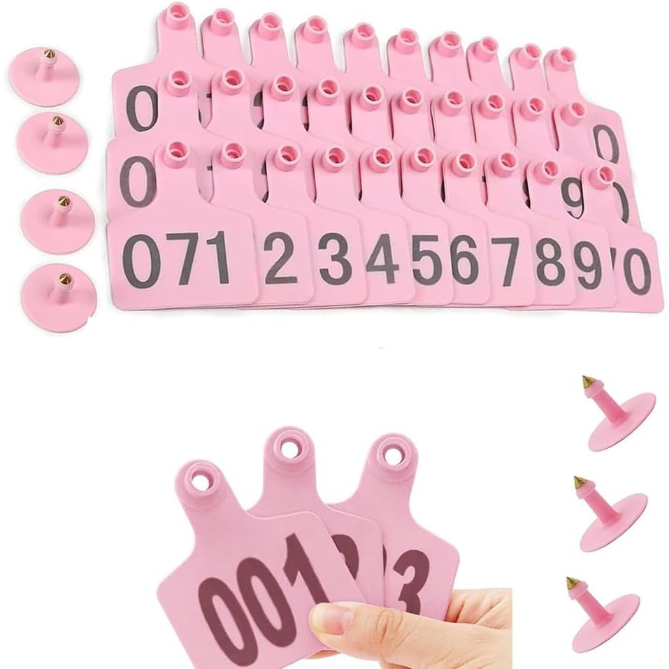 Cattle Cow Ear Tags Numbered Livestock Identifcation Ear Tags for ...