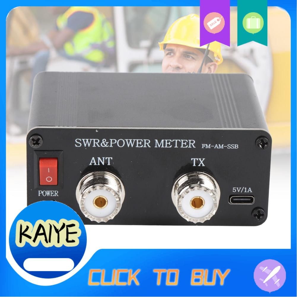 Kaiye SWR Power Meter 1000mAh 120W Color LCD Display for Forward ...