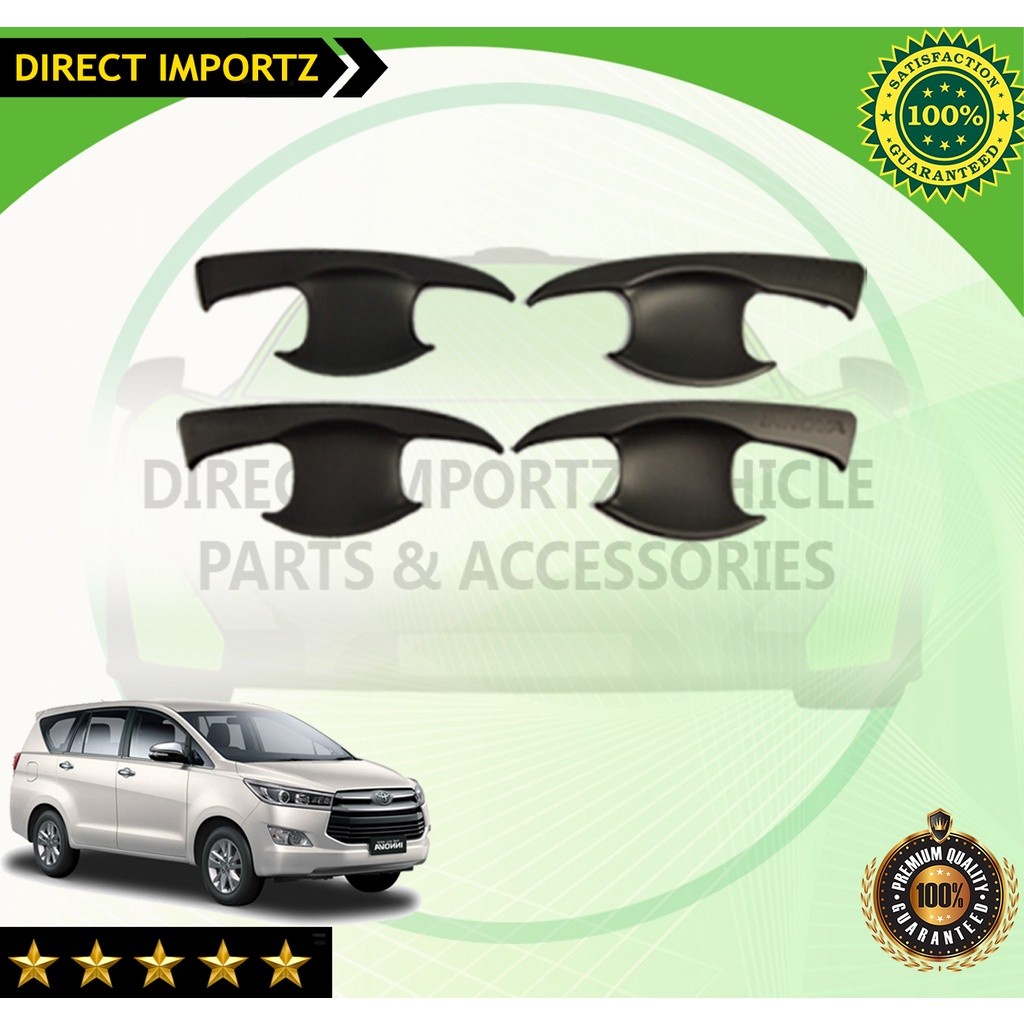 Toyota Innova 2016 to 2025 Door bowl cover matte black 2017 2018 2019 ...