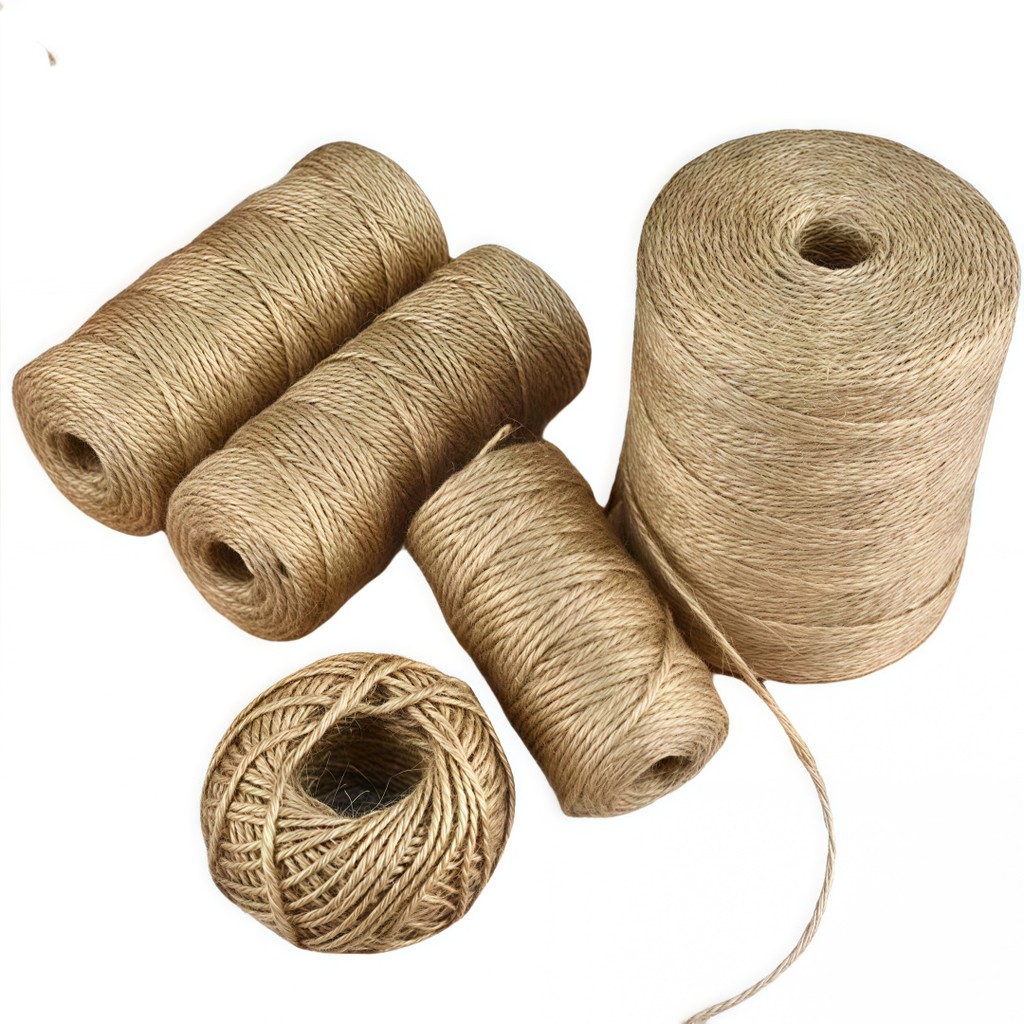 200M/100m 2mm Retro Jute Twine Rope Wrap DIY Crafts Handwoven Cord ...