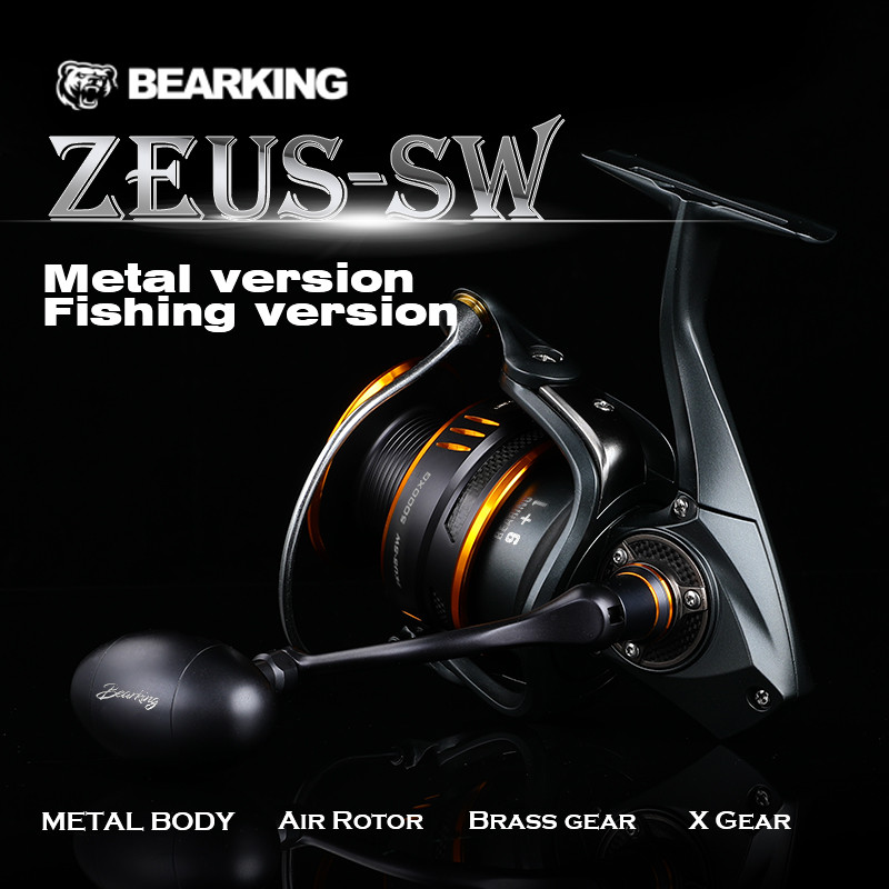 BEARKING New Product ZEUS-SW 2500-6000 Metal Reel 6.2:1 High-speed 9 ...