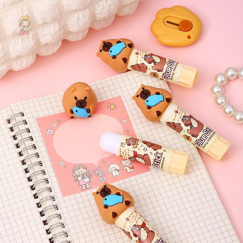 YOU Kawaii Capybara Cartoon Solid Glue Super Strong Adhesives Glue ...