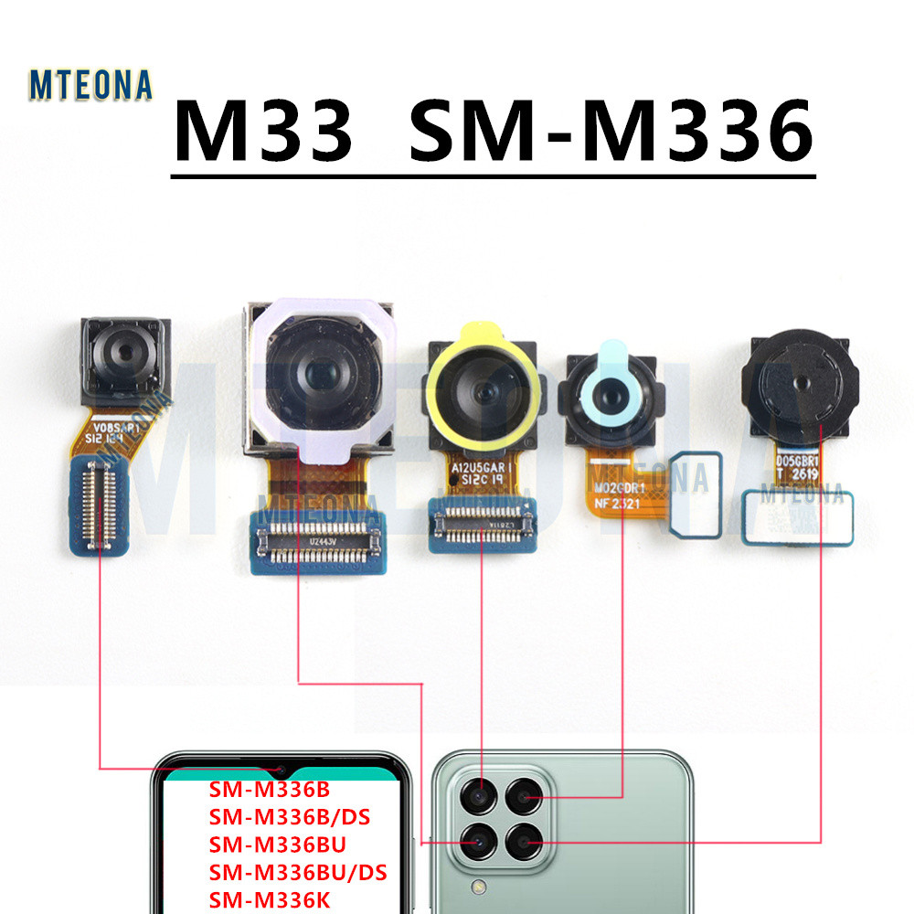 Rear Camera For For Samsung Galaxy M33 M336 SM-M336B Front Selfie ...