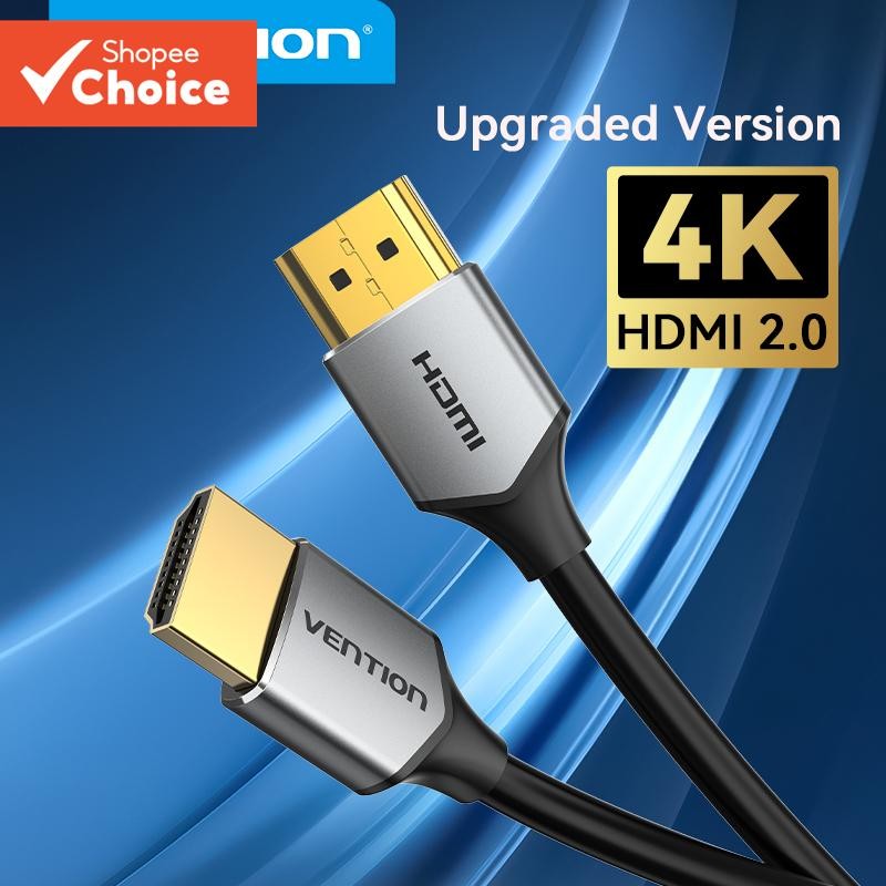 Vention Ultra Thin Hdmi Cable 4K 60Hz Hdmi2.0 Cable For Pc Xbox Gaming ...