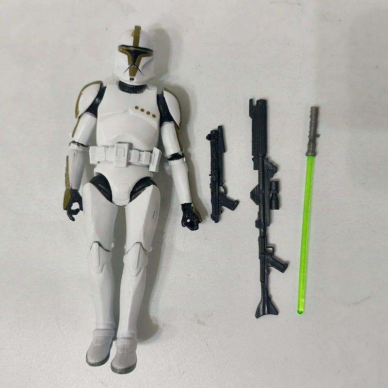 20cm Star Wars Imperial Clone Green White Sergeant Action Figure with ...