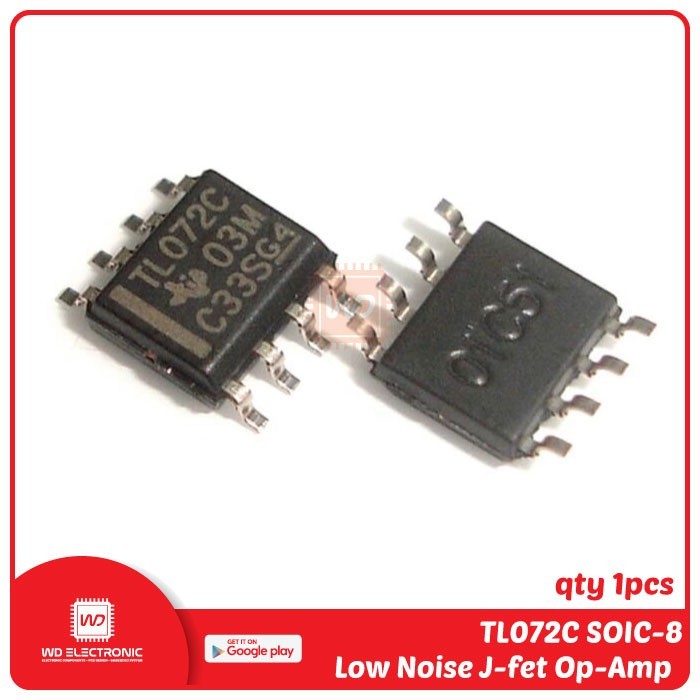 PART & TOOL IC AMPLIFIER TL072 SMD Texas Instruments CO27 | Shopee ...