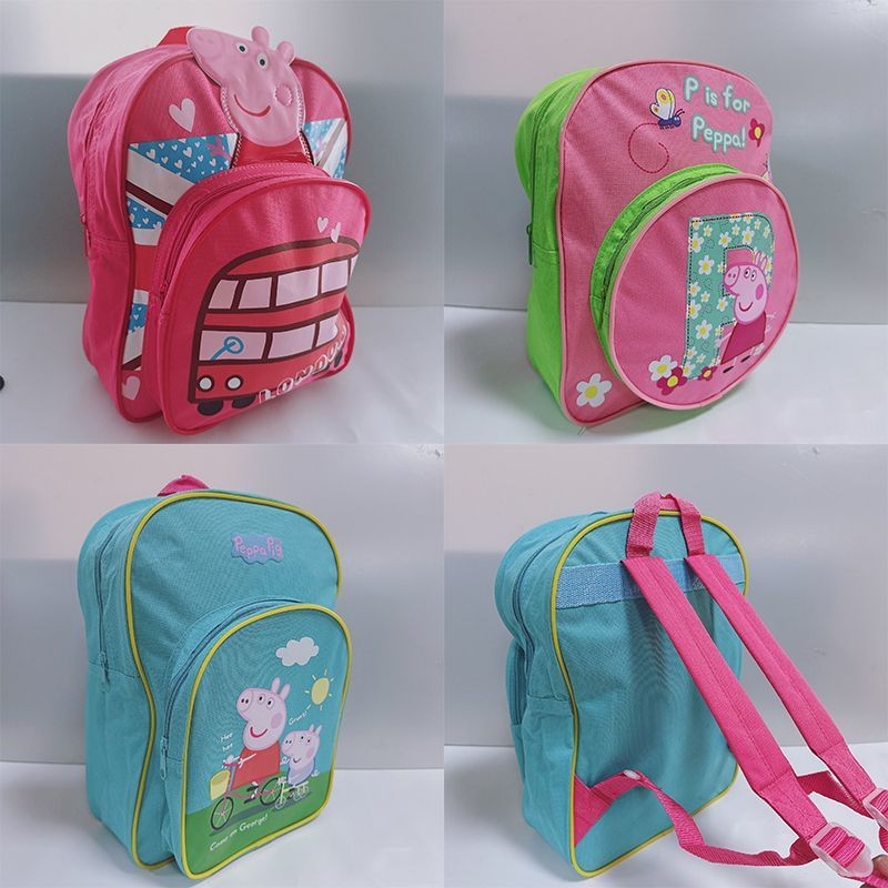 Peppa pig bag pack for kids girl Cartoon Western Style George Piggy ...