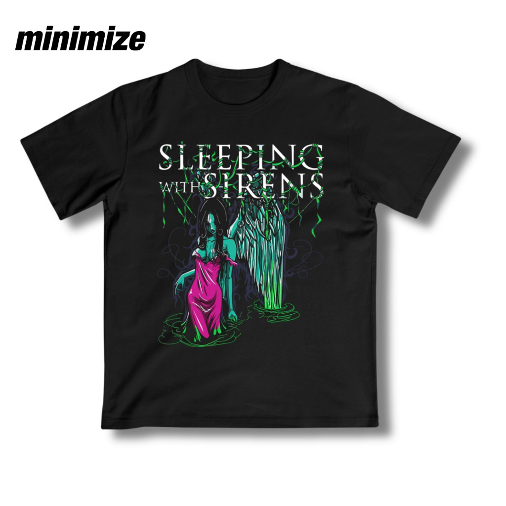 Sleeping with Sirens Music Band | Premium Cotton Shirt | MINIMIZE TEE T ...