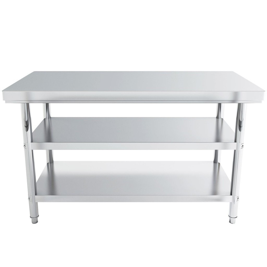 Three-Layer Stainless Steel Workbench Restaurant Pallet Table ...