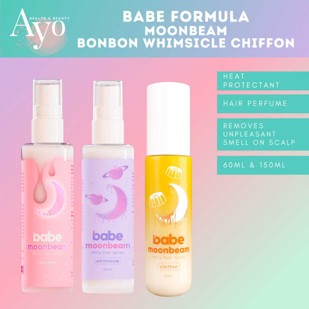 Babe Formula Moonbeam Chiffon Bonbon Whimsicle Hair Spray | Shopee ...