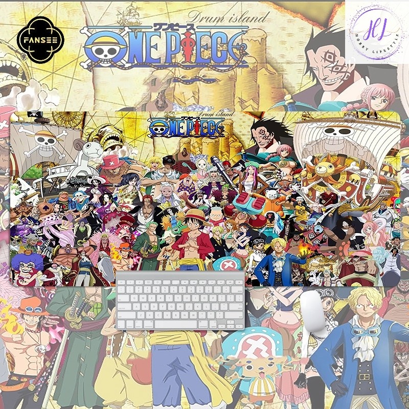 One Piece Anime Custom Game Mouse Pads Large Computer Keyboard Rug ...
