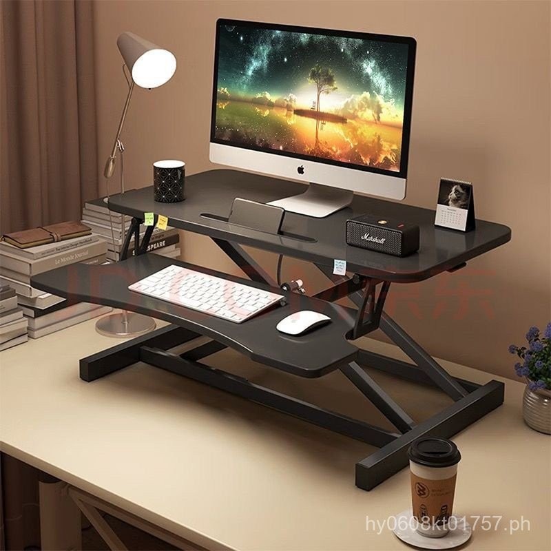 Pneumatic Office Desk Adjustable Height for Laptop and Computer ...