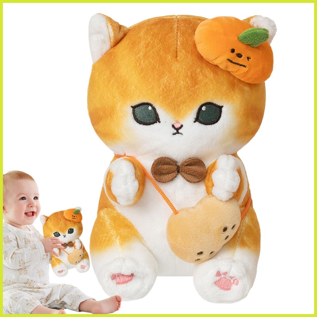 Cat Plush Soft Cute Cartoon Stuffy Cat Versatile Sofa Chair Decor Soft ...