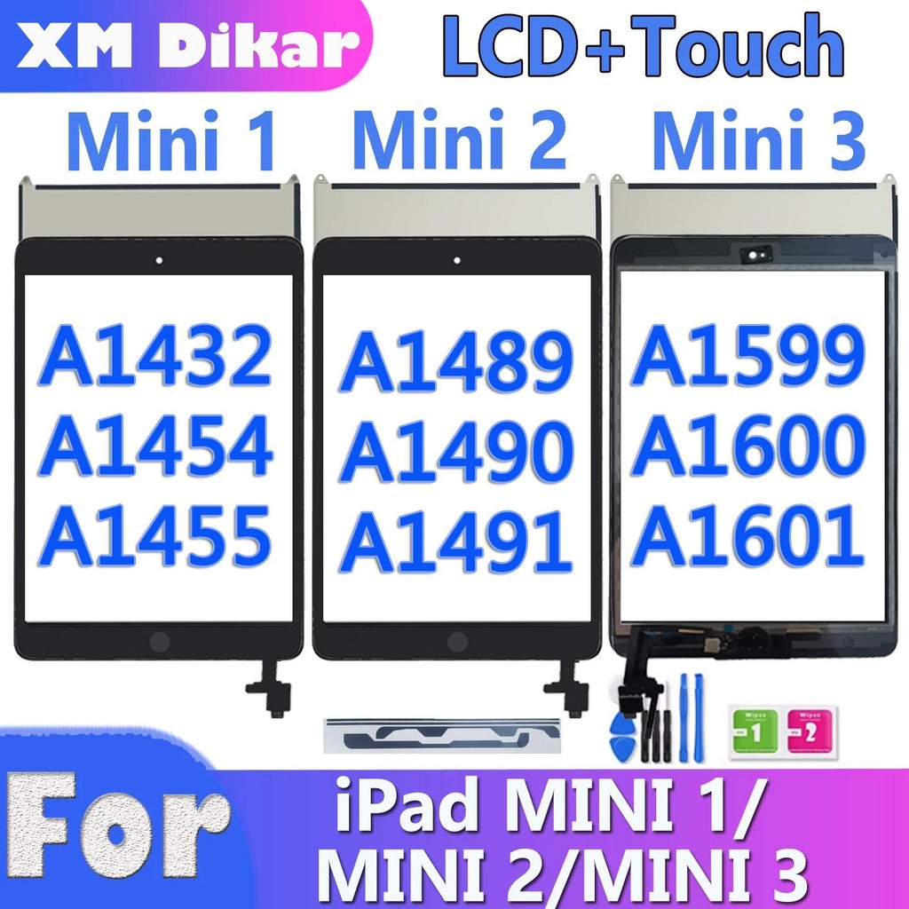 LCD or Touch Screen Display Tested For APPLE iPad Mini1 Mini2 Mini3 ...