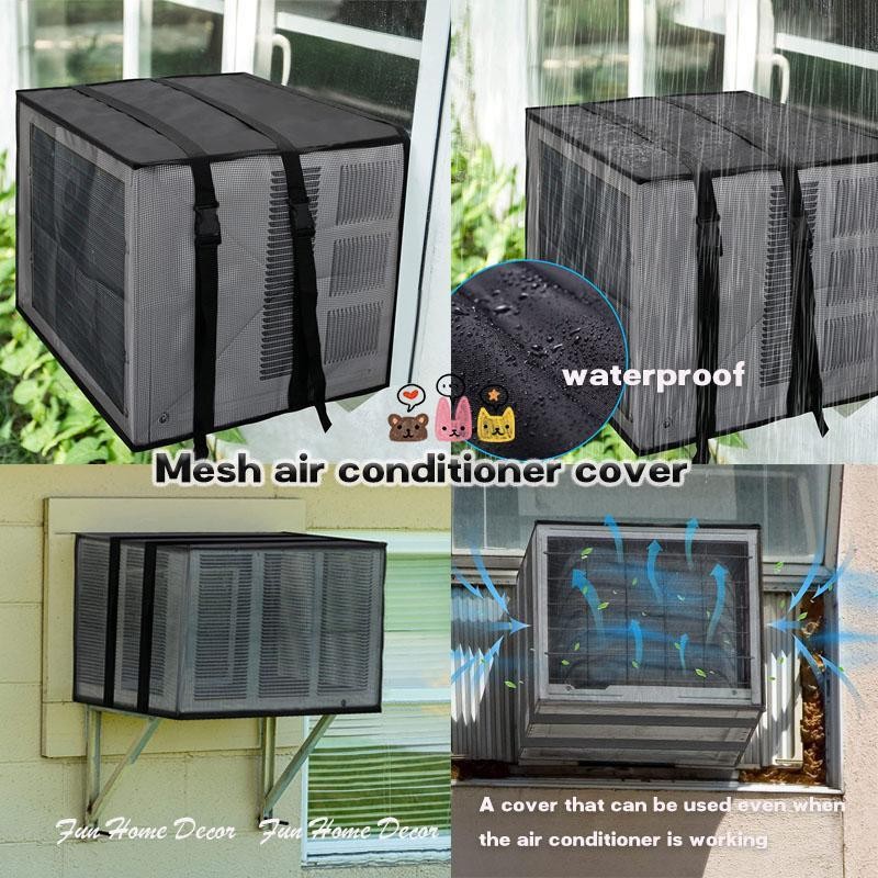 Air Conditioner Cover Protective Oxford Fabric Air Conditioning Covers ...