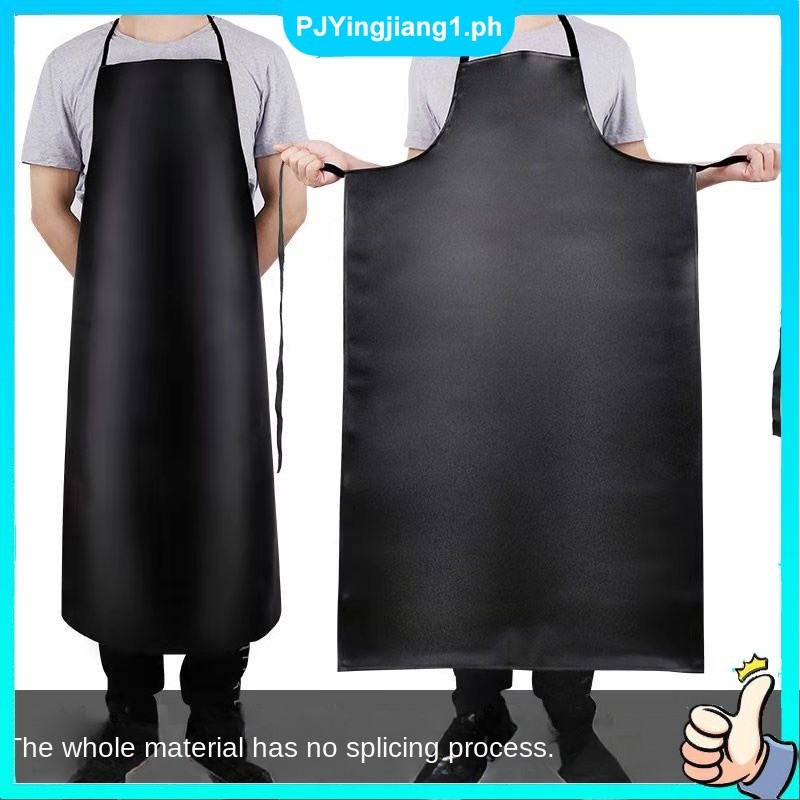 PU Leather Waterproof Thickened Lengthened Anti-Fouling Oil-Proof ...