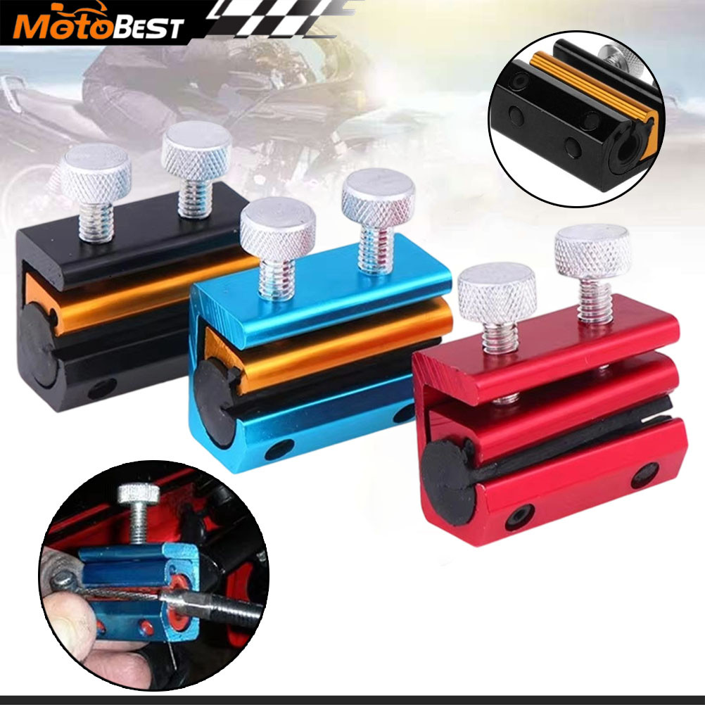 Motorcycle aluminium cable lube tool lubrication wire oiler brake line ...