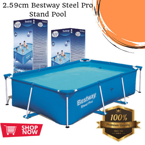 BESTWAY 2.59cm Family Swimming Pool Stand Pool Outdoor Play Stand Pool ...