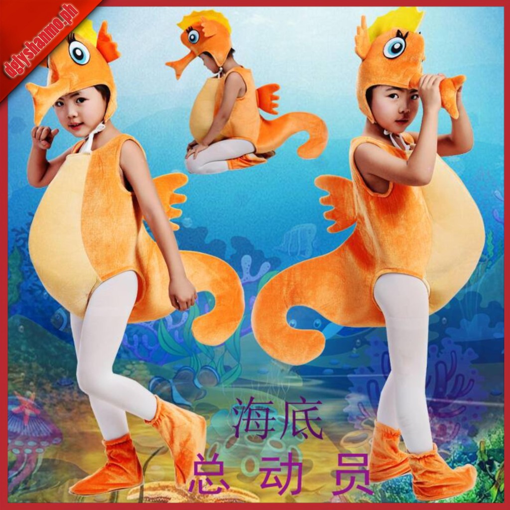 Cosplay Children Sea Animal Performance Costume Underwater World Crab ...
