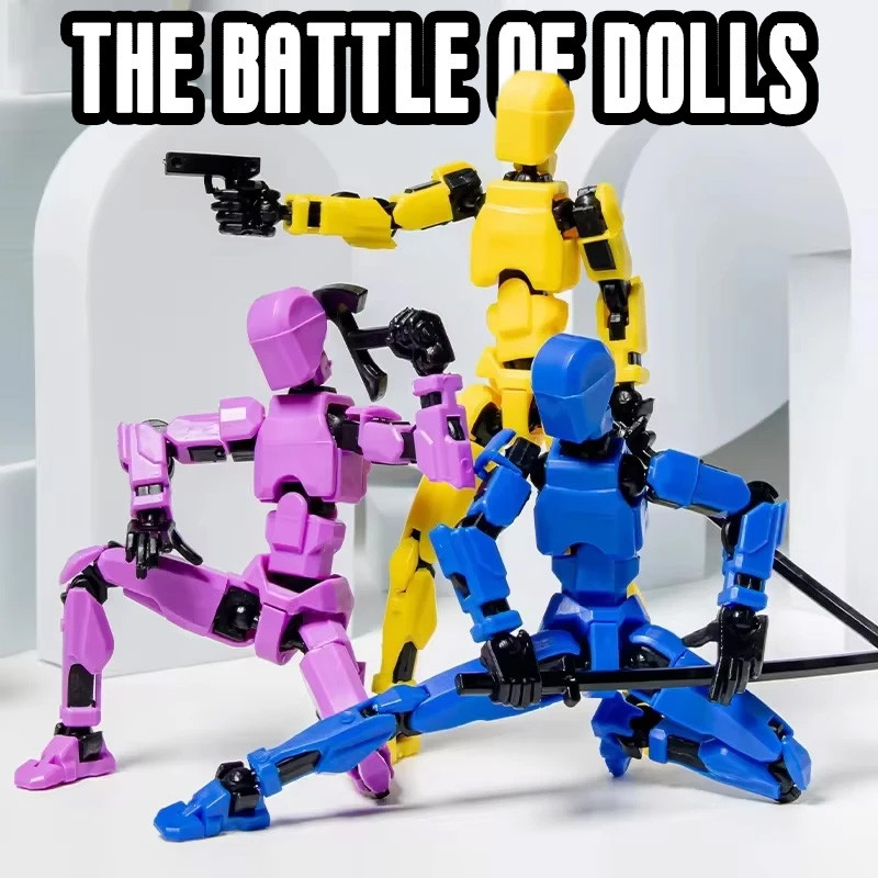 【COD】Lucky Action Figure 3D Robot Toy Movable Figures Mechanical Style ...