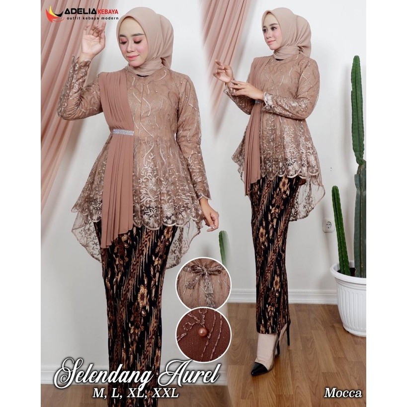 NOFOSHOP > AUREL SELENDANG BLOUSE KEBAYA SET - 2021 KEBAYA MODELS ...