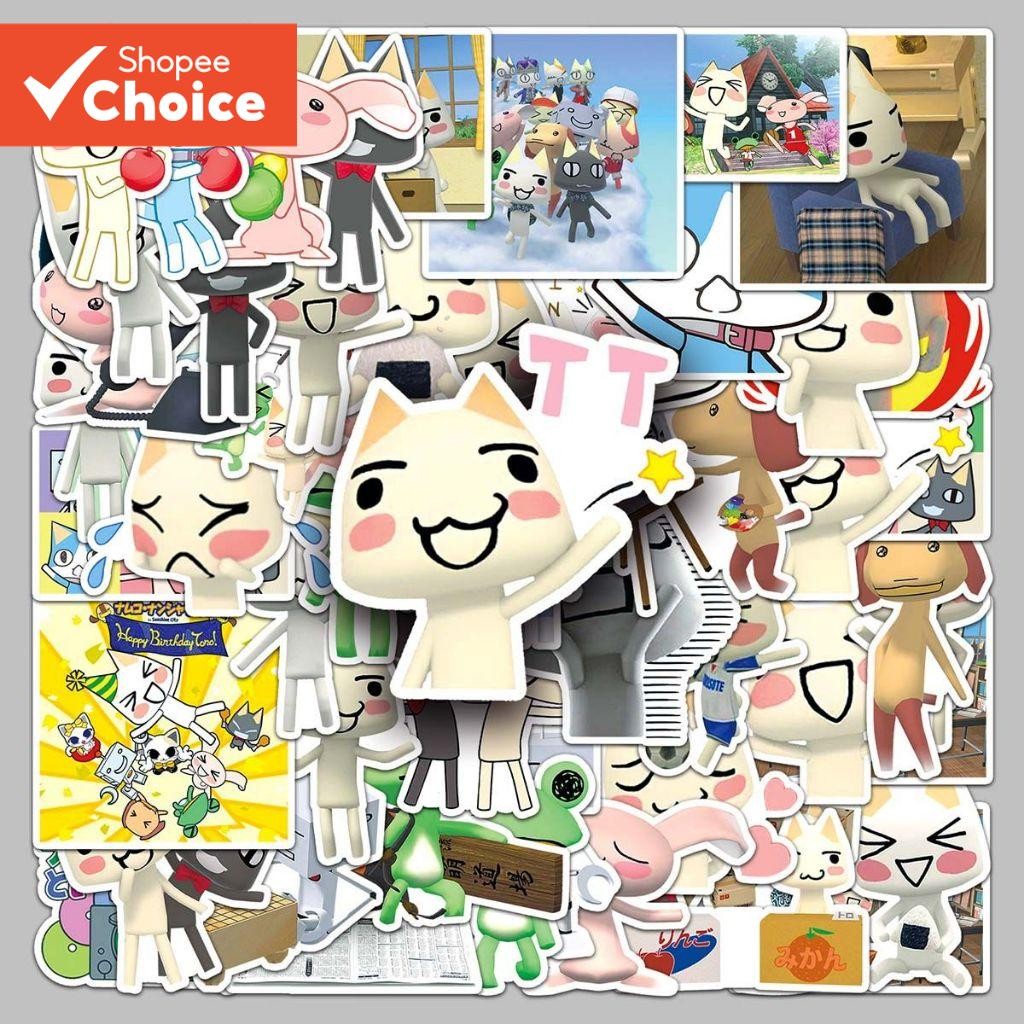 50PCS Inoue Toro Cat Stickers - Waterproof Vinyl Decals for Laptop ...