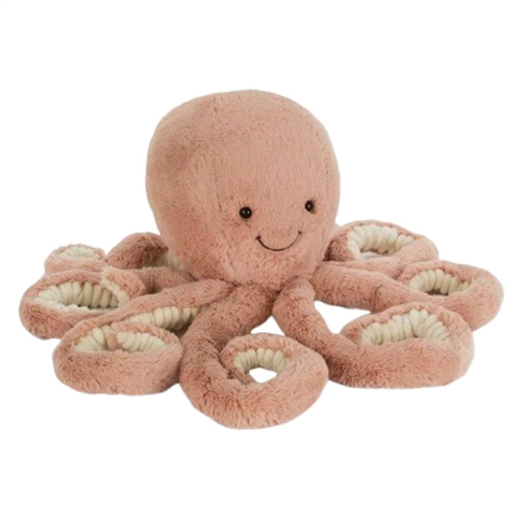 Jellycat Odell Octopus Plush Toy Lovely Pink Octopus Stuffed Doll Great ...