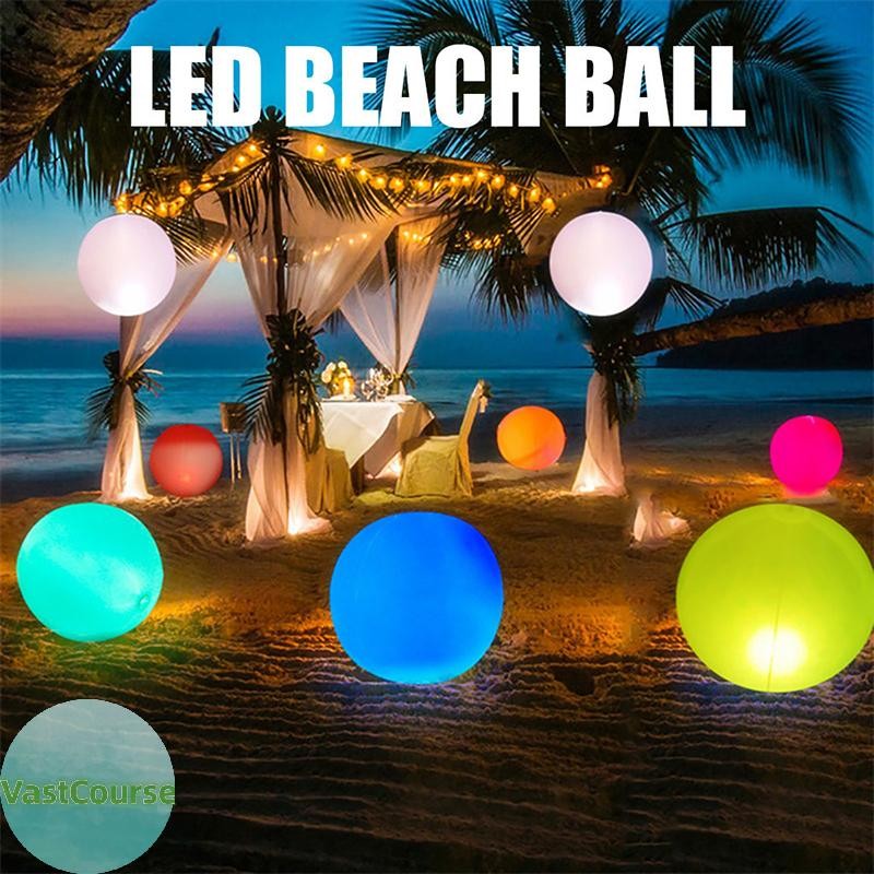 VastCourse LED Balloon Large Inflatable Blow Up Beach Large Waterproof ...