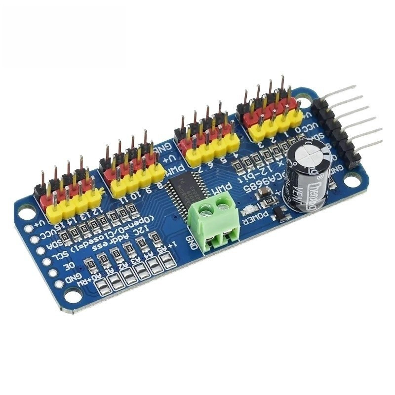 16 Channel 12-bit PWM/Servo Driver-I2C interface PCA9685 module Raspberry pi shield module servo ...