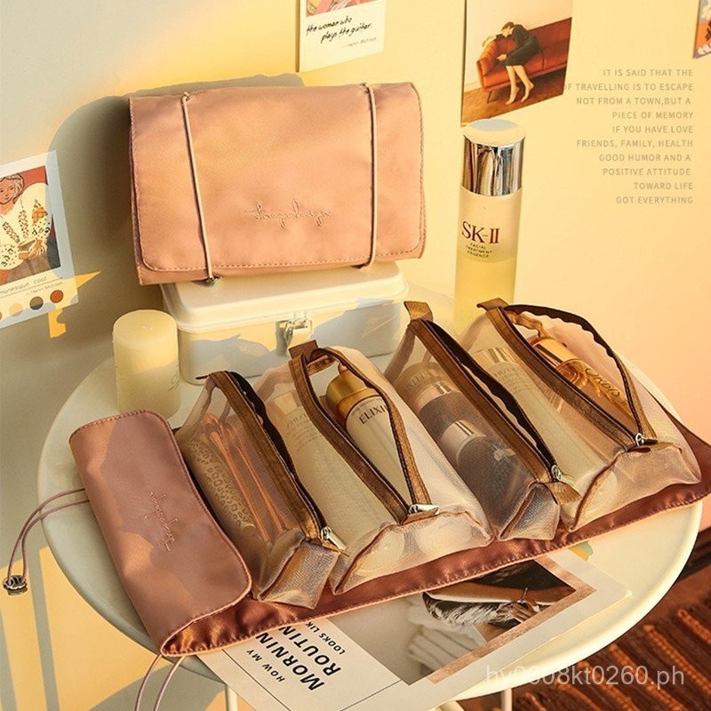 Storage Bag High-end Toiletry Bag ins Wind Mesh Bag Travel Brush Large ...