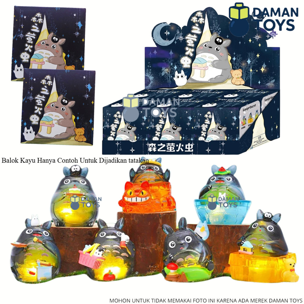 Blind Box Figure Ghibli Totoro Forest Firefly | Shopee Philippines