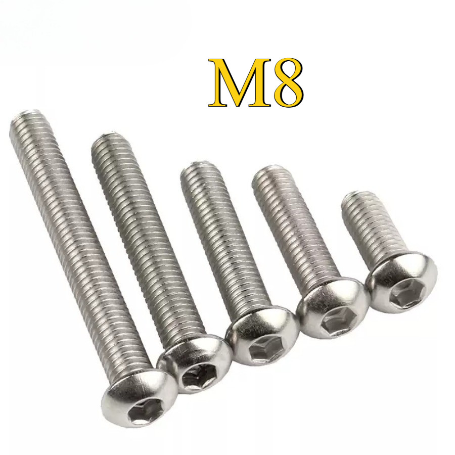 Round Head Hex Socket Screw Button Head Allen Screw/Dome Head Hex ...