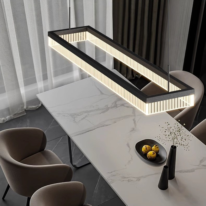 Restaurant Chandelier, Designer Personality Creative Linear Chandelier ...