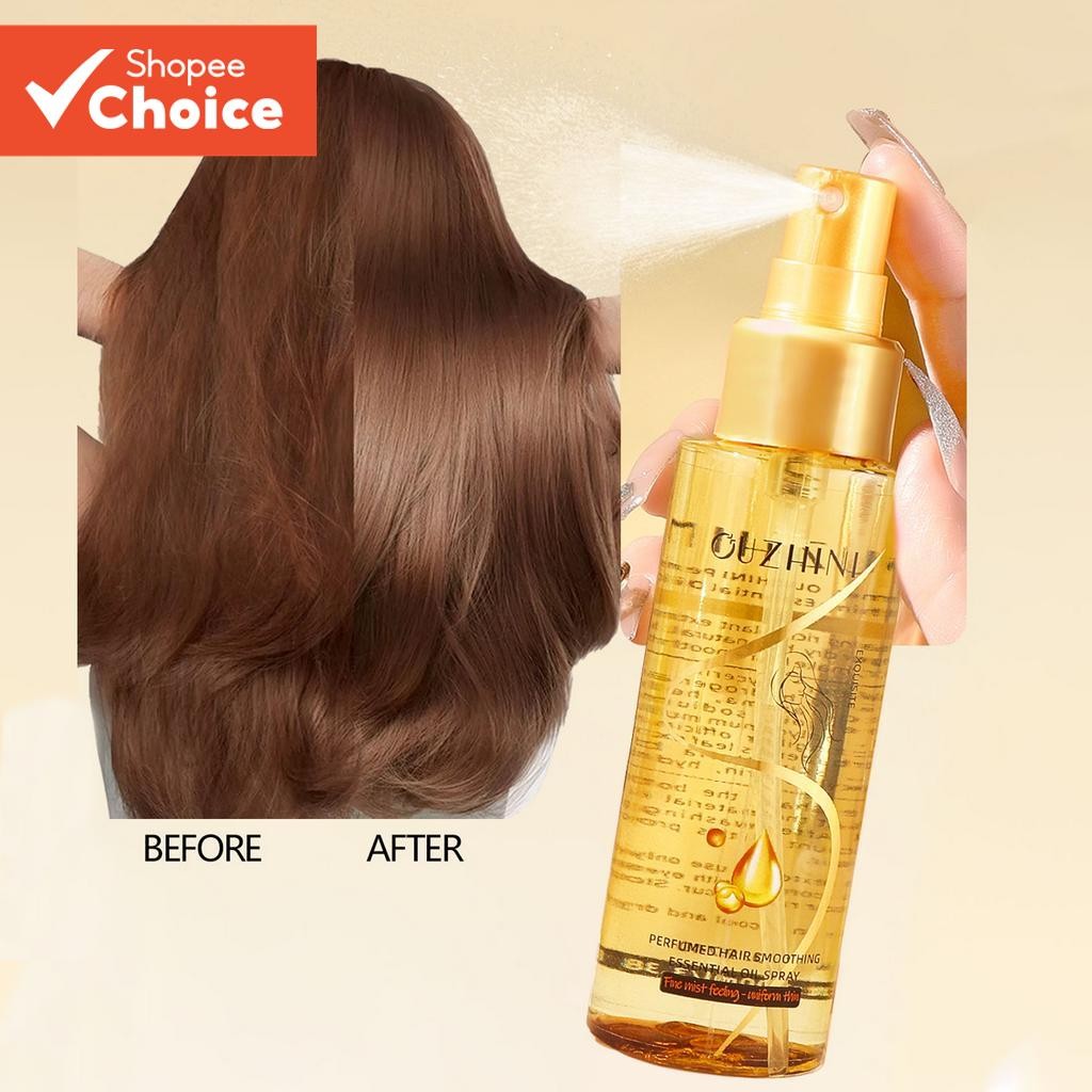 100ml Hair Care Essence Oil Spray Moisturizing Smoothing Improve Frizz ...