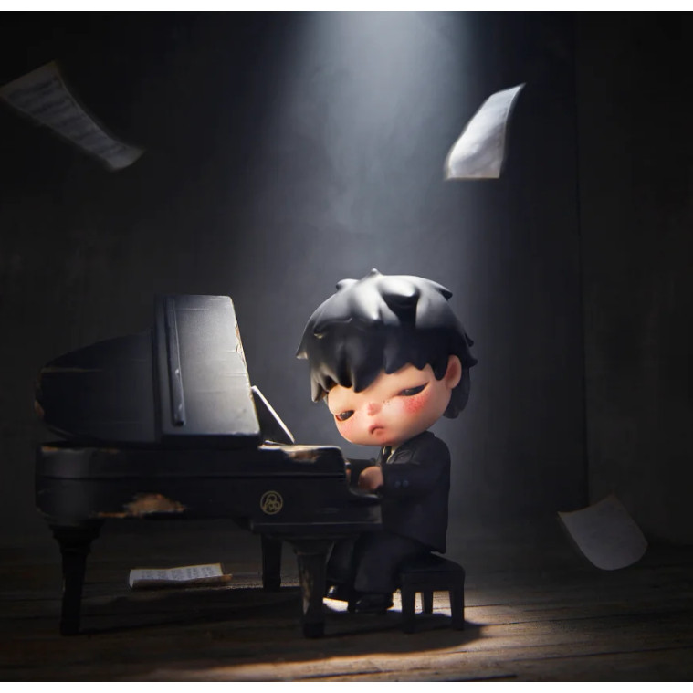 P POP MART Hirono Hirono Ono | Silent Movement Hirono Hirono Pianist ...