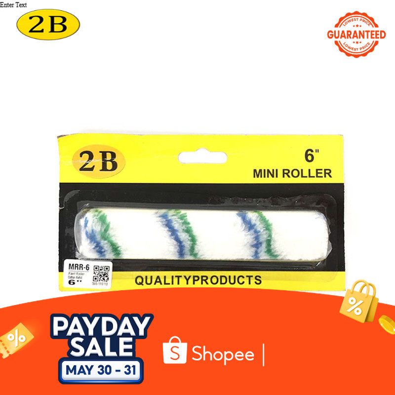 2B 6" Mini Paint Roller without Handle COD MRR6 | Shopee Philippines