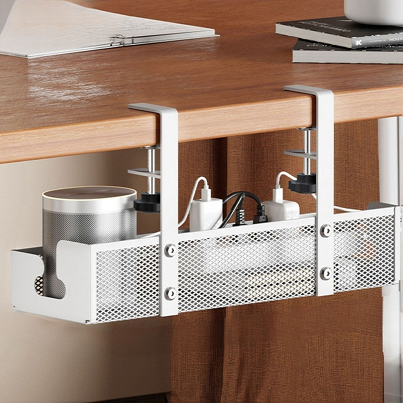 【Apex】 New Under Table Storage Wire Organizer Storage Under Table ...