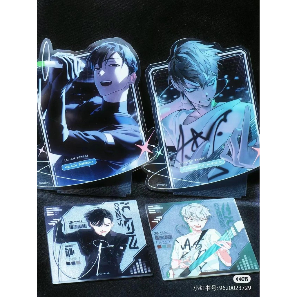 Alien Stage Toy Figures Acrylic Stand Anime Model Action Figure ...
