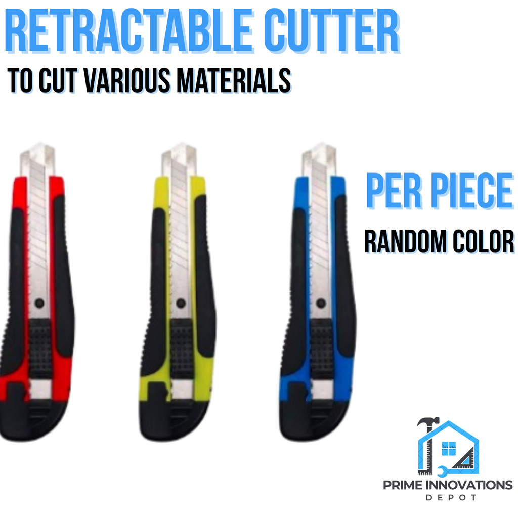 PID(Per Piece) Heavy Duty Large Retractable Utility Cutter Knife With ...