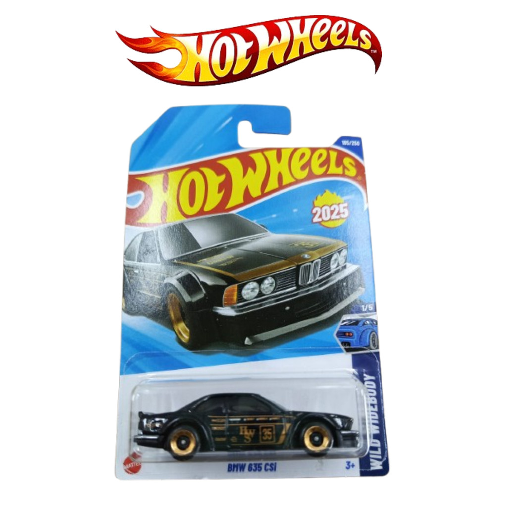 Hot Wheels BMW 635 CSi Black Gold Wild Widebody Rally Racing Car ...