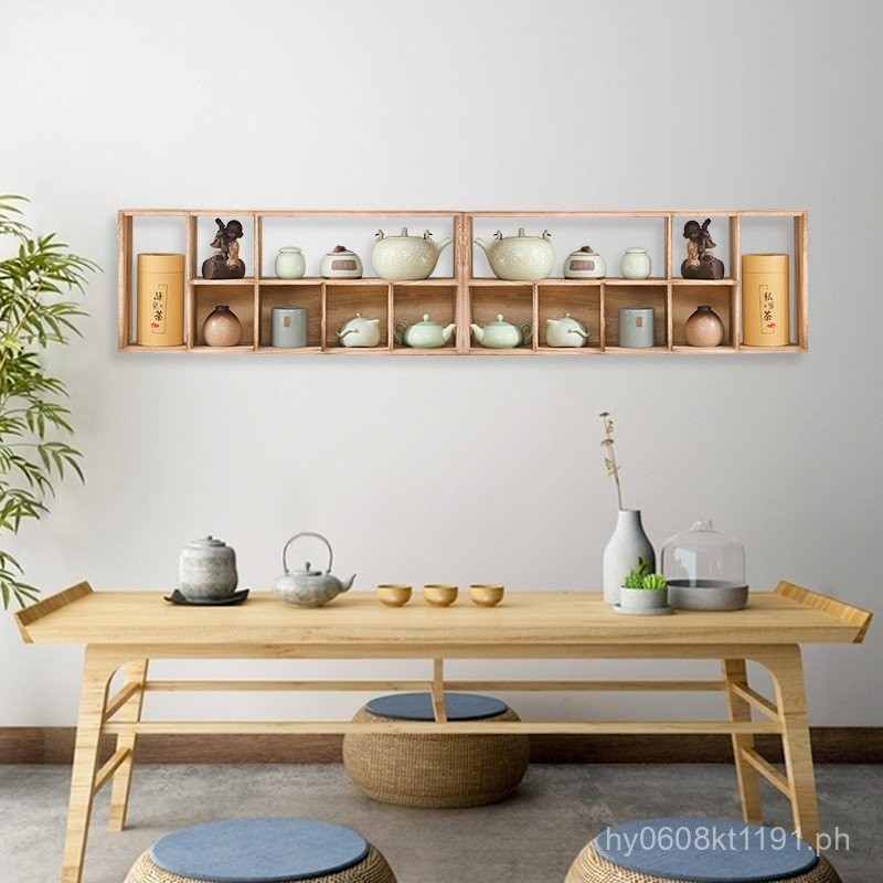 Storage Rack Multi-Treasure Cabinet Solid Wood Curio Shelf Display Rack ...