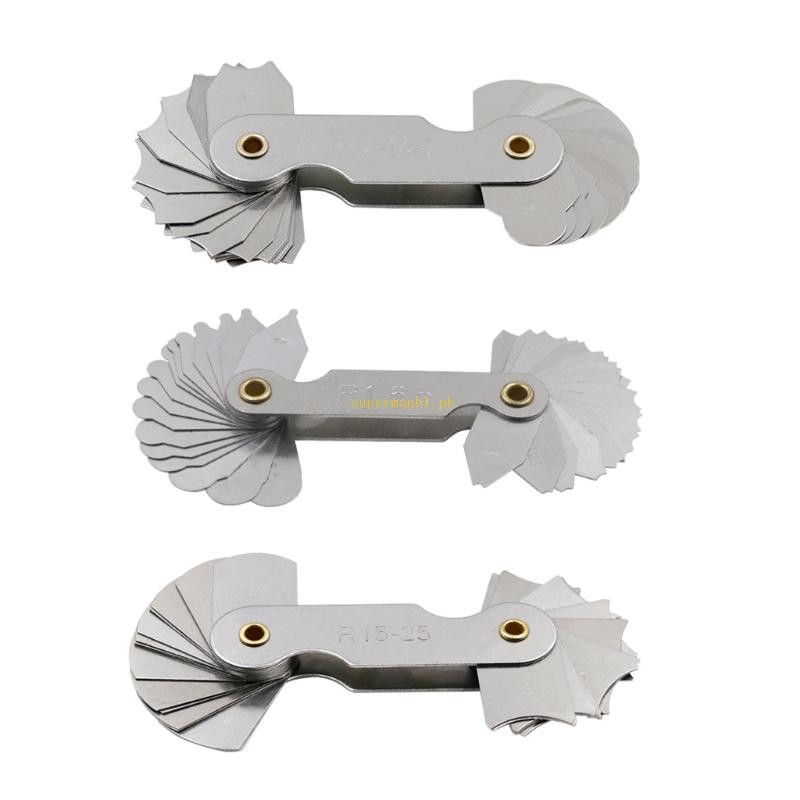 SUP Radius- Fillet-Gauge Set Concave Convex Arc Measuring Tool for Die ...