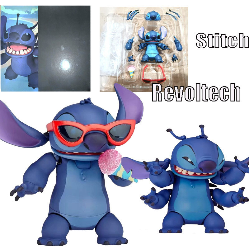 Disney Stitch Articulated Action Figure Model Toy with Movable Joints ...